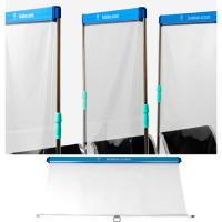 China Plexiglass Desk Barrier Self Adhesive Plexiglass Holder Plastic Shield For Reception Desk for sale