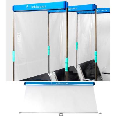 China Bold Plastic Sneeze Guard Desk Sneeze Guard Plastic Screen Protector For Counter for sale