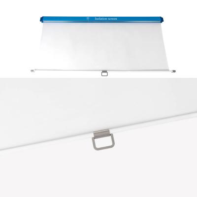 China High Gloss Transparent ABS Reception Sneeze Guard Foldable Sneeze Guard Costco for sale