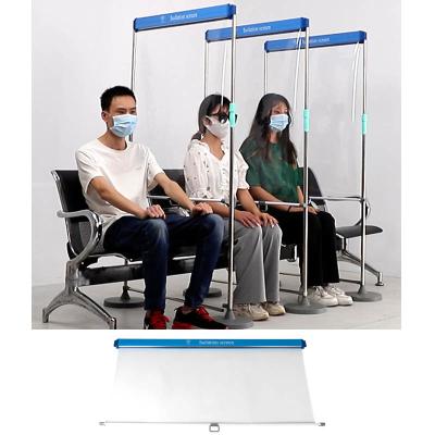 China Custom Antibacterial Desk Sneeze Guard Plexiglass Guard For Reception Desk for sale