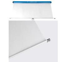 China Office Counter Plastic Sneeze Guard Plexiglass Hanging Shield Tri Fold Plexiglass Barrier for sale