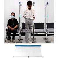 China Plexiglass Nail Table Shield Desk Sneeze Guard Plexiglass Shields For Office Cubicles for sale