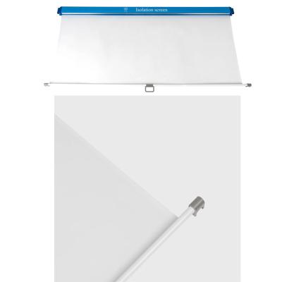 China OEM Desk Sneeze Guard Acrylic Barrier Floor Standing Clear Plastic Sneeze Guard Protection for sale