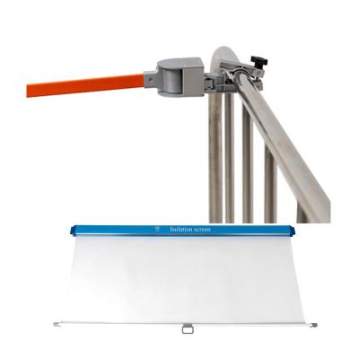 China ABS Epidemic Protection Queuing Line Railing With Latch for sale