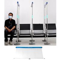 China Custom Antibacterial Desk Sneeze Guard Plexiglass Guard For Reception Desk for sale