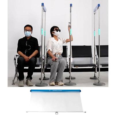 China Plexiglass Nail Table Shield Desk Sneeze Guard Plexiglass Shields For Office Cubicles for sale