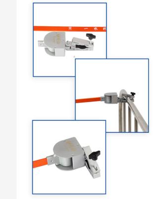 China Pc Material Queue Master Retractable Belt Barrier One Meter Portable for sale