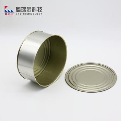 China Food Grade Canned Tin Can Fish Round Can Empty Tuna Food Container 1000g for sale
