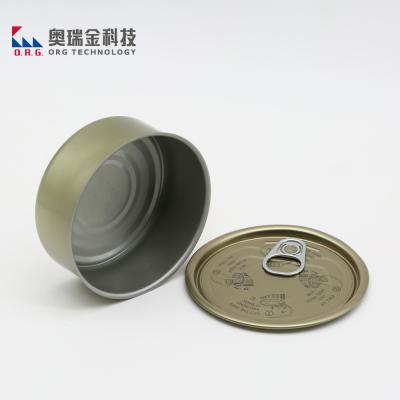 China 185g Metal Ring Pull Tinplate Can Empty Tuna Fish Tin Cans 834# for sale