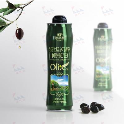 China Canned Food Customized Design Round Tin Cans Slim Beverage Tinplate Juice Cans for sale