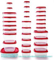 China Food Storage Containers With Lids, Salad Dressing And Condiment Containers, Steam Vents, Microwave And Dishwasher for sale