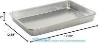 China Wholesale Quater Half Full 18 X 26 Inch Aluminum Baking Pan Cookie Bread Baking Tray Oven Bake Tray Bakery Bakeware for sale