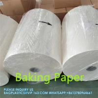 China Silicone Coated Parchment Baking Paper Jumbo Roll, Non-Stick Greaseproof Waterproof Pre Cut Baking Paper Papier for sale