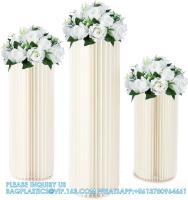 China Cylinder Stands For Parties, Cylinder Tables Pedestal Stand For Parties White Round Cylinder For Display Cake Table for sale