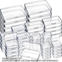 China Storage Containers Rectangular Empty Small Plastic Containers For Small Items Art Craft Jewelry Projects for sale
