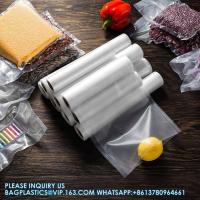 China Bpa Free Plastic Storage Bag For Food Vacuum Sealer Bags Fruit Packaging Custom Printed Vacuum Sealer Rolls for sale