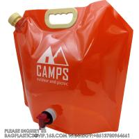 China Stand Up Pouch For Liquid Water Pouch With Spout Drinking Water Pouches With Valve Dispenser 5L 8L 10L Drink Water Bag for sale