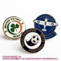 China Wholesale Online Unique Bulk Company Corporate School Logo Security Soft Hard Quality Pin Metal Custom Badge for sale