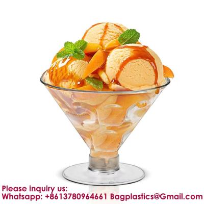 China Thoughtful Design Mini Martini Glasses Plastic Oz Disposable Mini Margarita Cups Clear for Weddings Party Wine Cocktails Drinks Desserts for sale