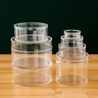 China Round Acrylic Container With Lid - Clear Round Box Organizer  Storage Boxes For Candy, Pill, Nails, Beads And Tiny Jewelry for sale