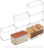 China Rectangle Clear Plastic Dessert Cups With Lids And Stickers Disposable Fruit Cups For Dessert,Tiramisu Container With Lid,Cupcake,Parfait,Pudding,Iced Cold Drinks,Snacks,Fruits for sale