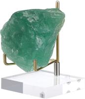 China Clear Acrylic Display Stand Holder With Adjustable Metal Arms Display Easel Stands For Gemstones Fossils Minerals Agate Slabs Plates Crystals Saucers Collectibles for sale