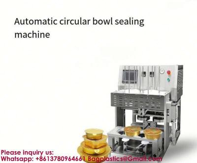 China Factory Price Automatic Foil Sealing Machine Aluminum Foil Lid Meal Food Tray Sealer Sealing Machine Automatic Aluminum Foil Box Heat Sealing Machine for sale