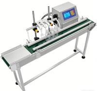 China Automatic Peristaltic Pump Small Liquid Filling Machine Four Line Conveyor Belt Filling Machine Essential Oil Eye Drops Chemical Liquid Perfume Liquid Conveyor Belt Magnetic Pump Filling Machine for sale