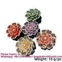 China High Quality Zinc Alloy Flower Shape Shirt Cufflink Button Cover Base With Flatback And Nickel Free Plating EYELETS cord end Stopper Beads BUTTONS Natural material buttons for sale