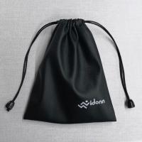China PU Gold-Stamped Leather Bag, High-Grade PU Spring-Type Automatic Storage Bag, Drawstring Cloth Bag, Coin And Key Storage Leather Bag, Headband-Style Data Cable Storage Bag for sale