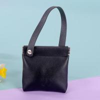 China Biodegradable Bag, Eco Friendly, Purse, Drawstring, New Pu Leather Portable Coin Purse Shrapnel Bag Earphone Storage Bag Handbag Black for sale