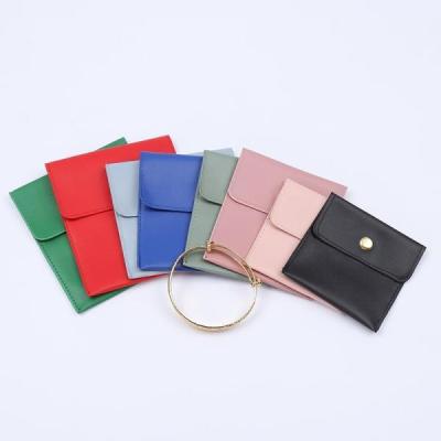 China Biodegradable Fruit Leather Bag Customized Right Angle Apple Leather Pineapple Leather Jewelry Bag Jewelry Metal Snap Bag Ring Necklace Velvet Storage Bag for sale
