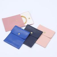 China Biodegradable Fruit Leather Bag Customized Right Angle Apple Leather Pineapple Leather Jewelry Bag Jewelry Metal Snap Bag Ring Necklace Velvet Storage Bag for sale