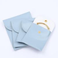 China Biodegradable Fruit Leather Metal Snap Bag Jewelry Bag Jewelry Bracelet Necklace Ring Storage Bag Card Holder Custom Logo for sale