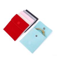 China Elegant Luxury Noble Eco Friendly Biodegradable Velvet Jewelry Velvet Bag Snap Button Jewelry Bag Jewelry Bag Necklace Bracelet Ring Jewelry Packaging Bag for sale