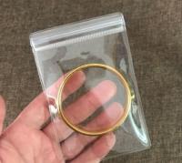 China Biodegradable Anti-Oxidation Jewelry Storage Box Earring Earring Necklace Box Table-Mounted Earring Ring Transparent Storage Bag Artifact for sale