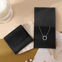 China Environmentally Friendly Customized LOGO Black Velvet Bag Jewelry Snap Button Bag Thickened Velvet Ring Jewelry Storage Bag for sale