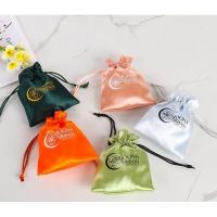 China Manufacturers Supply Manufacturers Satin Bag Satin Bag Drawstring Jewelry Bag Jewelry Gift Bag Silk Dust Bag LOGO Printing for sale