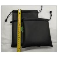 China Manufacturers Supply Black PU Drawstring Bag, Environmentally Friendly Headphone Cable Data Cable Storage Bag, Can Be Used As PU Shrapnel Storage Bag for sale