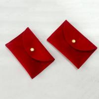 China Manufacturers Supply Velvet Flap Bag Jewelry Velvet Bag Jewelry Bag Flip Jewelry Bag Fresh And Compact Storage for sale