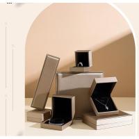 China Jewelry Packaging Box Flip Cover Bracelet Ring Jewelry Box High-Grade PU Leather Jewelry Box Set Bracelet Gift Box for sale