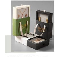 China Environmentally Friendly Jewelry Portable box Foldable Drawer Box For Rings, Earrings, Bracelets, Necklaces, Jewelry Boxes for sale