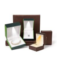 China Customized LOGO Jewelry Box With LED Light For Proposal Ring Box, Cross-Border Jewelry Box, Pendant Bracelet Packaging Box for sale