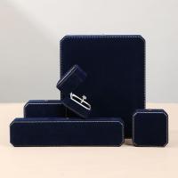 China Gold-Stamped Jewelry Box High-End Ring Box Jewelry Set Box Bracelet Bracelet Necklace Storage Box European Style Jewelry Box for sale