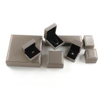 China High-End PU Brushed Jewelry Box, Ring Jewelry Box, High-End Storage Box, Necklace Pendant Box, Bracelet Box, Can Be Printed With LOGO for sale