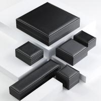 China High-End PU Brushed Jewelry Box, Ring Jewelry Box, High-End Storage Box, Necklace Pendant Box, Bracelet Box, Can Be Printed With LOGO for sale