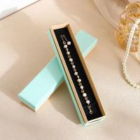 China Customized LOGO Wholesale Multi-Color Watch Box Jewelry Storage Blue Pink White Powder Top And Bottom Cover Necklace Pendant Jewelry Packaging Box for sale