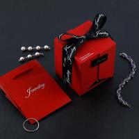 China Necklace Gift Box, Jewelry Box, Valentine'S Day Gift Box Jewelry Gift Box, Drawer-Style Necklace Box, Romantic Gift Box, Valentine'S Day Birthday Jewelry Box Double-Door Ring And Necklace Jewelry Box for sale