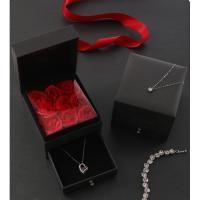 China Necklace Gift Box, Jewelry Box, Valentine'S Day Gift Box Jewelry Gift Box, Drawer-Style Necklace Box, Romantic Gift Box, Valentine'S Day Birthday Jewelry Box Double-Door Ring And Necklace Jewelry Box for sale