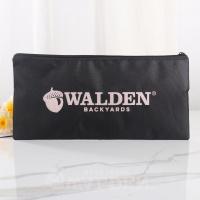 China Portable Makeup Bag Opens Flat Lay Makeup Bag With Strap For Travel Waterproof Anti-Dust Large Leather Cosmetic Bag For Women for sale